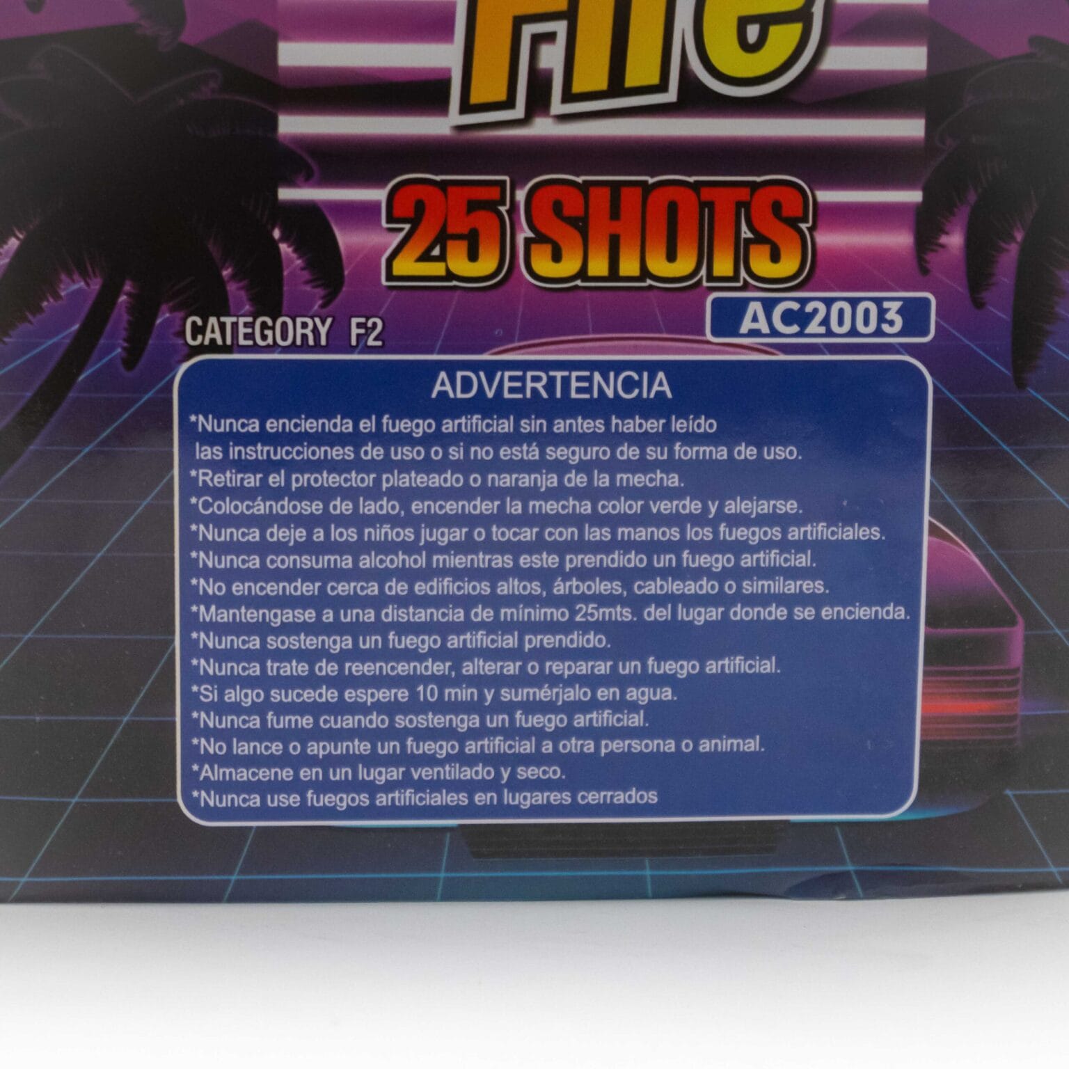 BATERIA SPEED FIRE – Pirotecnia